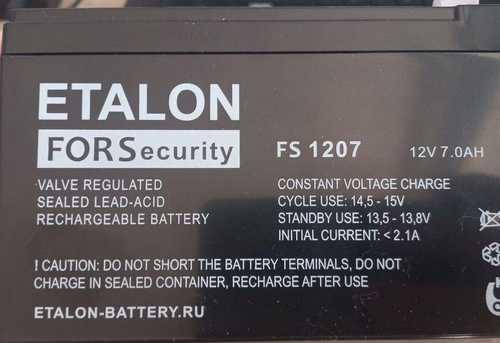 Аккумулятор etalon FS 1207
