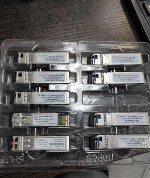 SFP модули 1G 10G cwdm RJ45