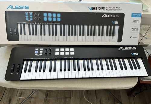 Midi клавиатура alesis v61 mkii