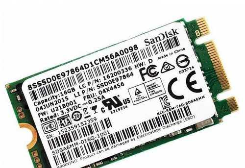SSD накопитель SanDisk M.2 16Gb