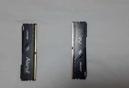 Оперативная память Kingston DDR4 8Gb 3200 MHz pc-2