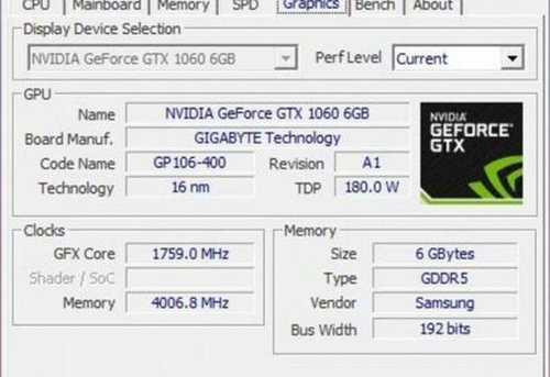 Видеокарта nvidia GeForce GTX 760 2gb