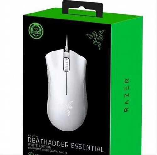 Игровая мышь Razer DeathAdder Essential USB, white