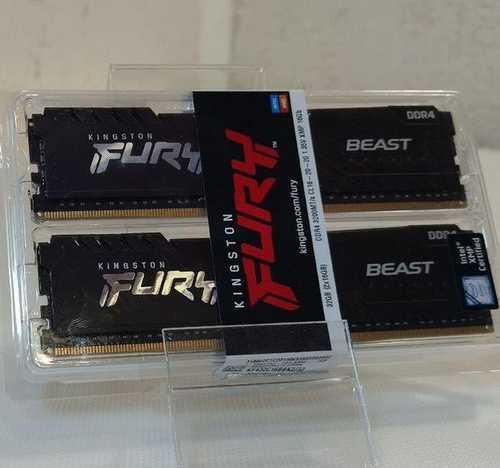 Оперативная память Kingston Beast DDR4 32GB 3200Мг