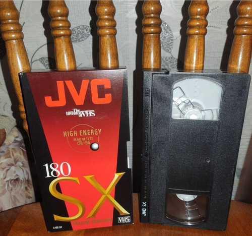 Видеокассета VHS JVC SX 180