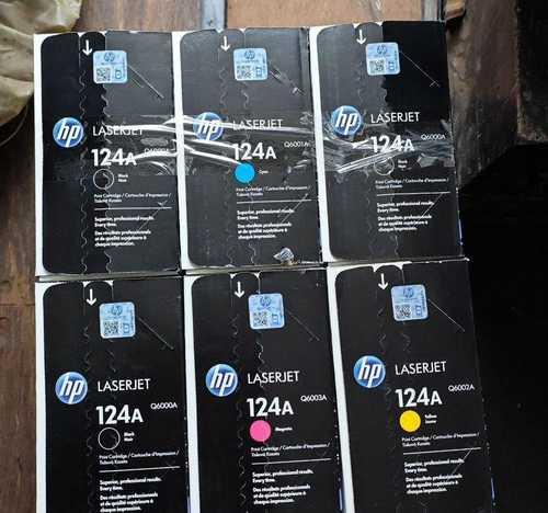 Картридж HP 124a новые оригинал