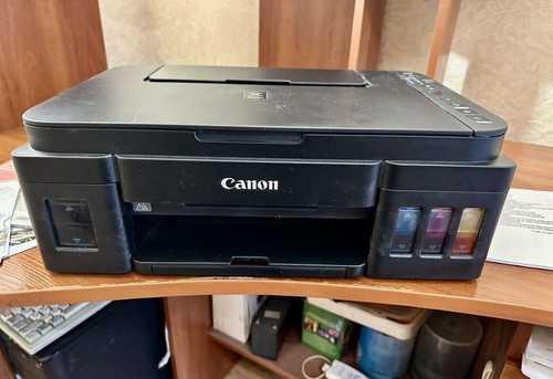 Принтер мфу Canon G3410 цветной струйный