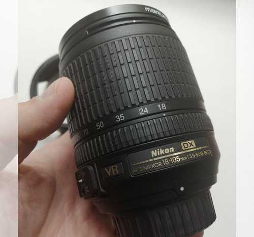 Объектив AF-S nikkor 18-105mm   3 светофильтра