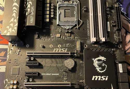 Материнская плата MSI Z370 krait gaming