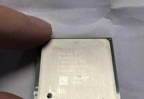 Процессор Intel Сeleron sl87j 2,4GHz