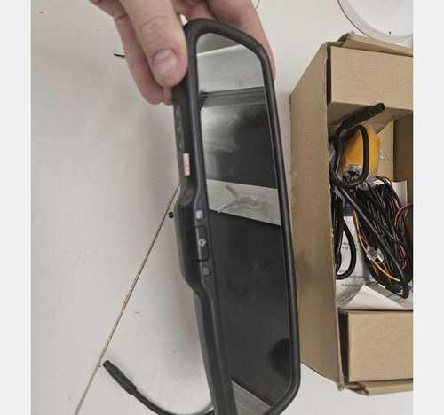 Видеорегистратор зеркало с камерой заднего вида