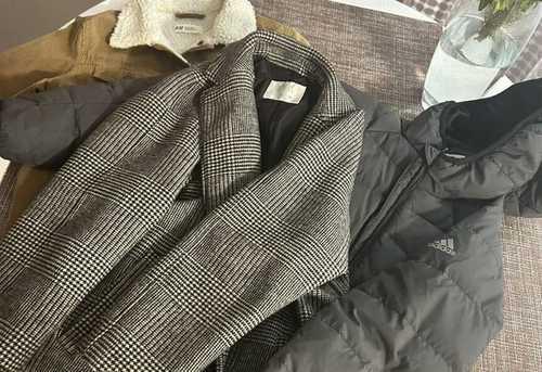 Куртки Adidas, h&m; пальто Zara детские