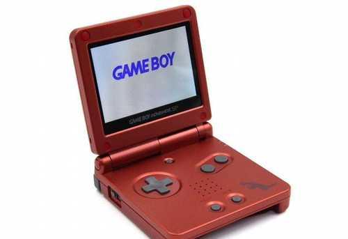 Nintendo Game Boy Advance SP (IPS-mod) Ruby Groudo