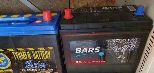 Аккумуляторы Bars Asia 50Ah (450A) п.п.Новые