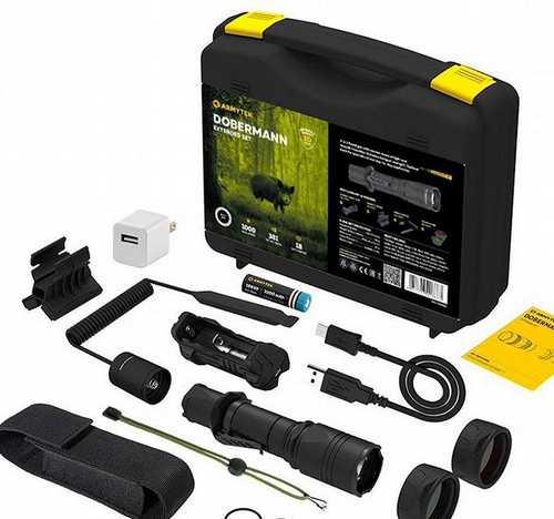 Фонарь Armytek Dobermann Extended Set белый свет