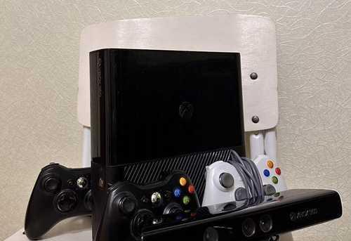 Xbox 360e прошитый джойстики kinect