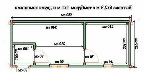 Бытовка от производителя 6х2.3м, деревянная