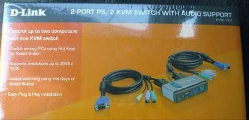 KVM переключатель D-Link KVM-121