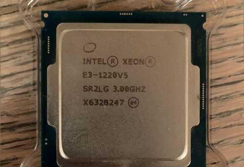 Процессор Intel Xeon 1220v5 4 ядра до 3,5ггц
