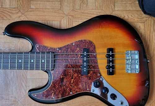 2010 Tokai Jazz Bass JB 62 Lefty Sunburst