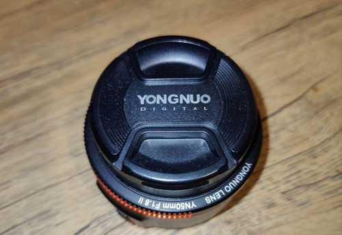 Объектив yongnuo 50mm f1.8 с автофокусом