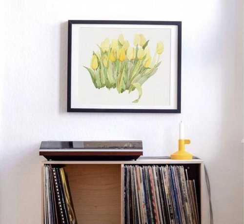 Картина акварелью Тюльпаны