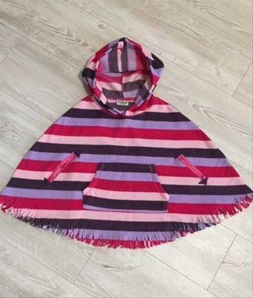 Пончо на девочку 4-6 лет