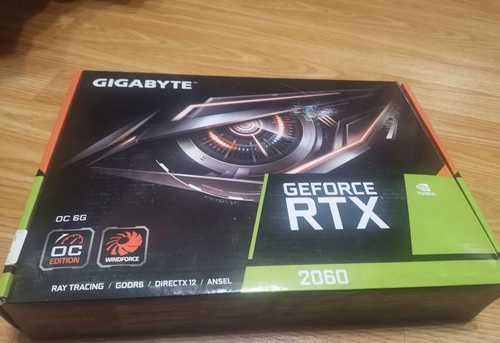 Видеокарта geforce rtx 2060 gigabyte oc 6g