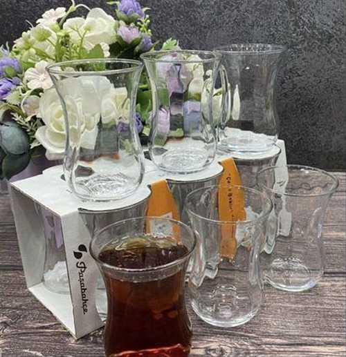Набор турецких стаканов (армудов) для чая 120 мл