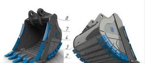 PC300-8 Koвш сkaльный усиленный 1,4м3 из наличия