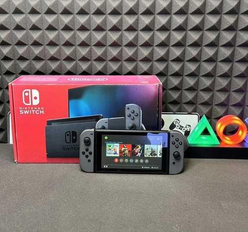 Nintendo switch rev 2 чип   128гб   игры