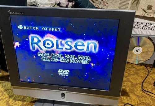 Телевизор с DVD TFT LCD-TV Rolsen RL-20D20D б/у