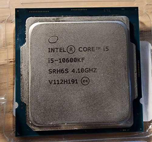 Процессор intel core i5-10600kf