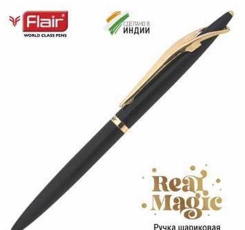 Ручка шариковая Flair Real Magic 0.7 мм синяя