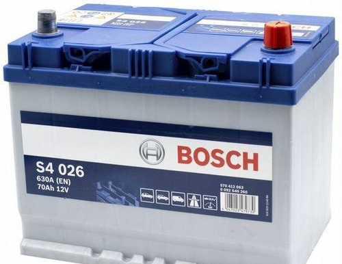 Аккумулятор Bosch Asia Silver S4 026 70 Ач 630 А о