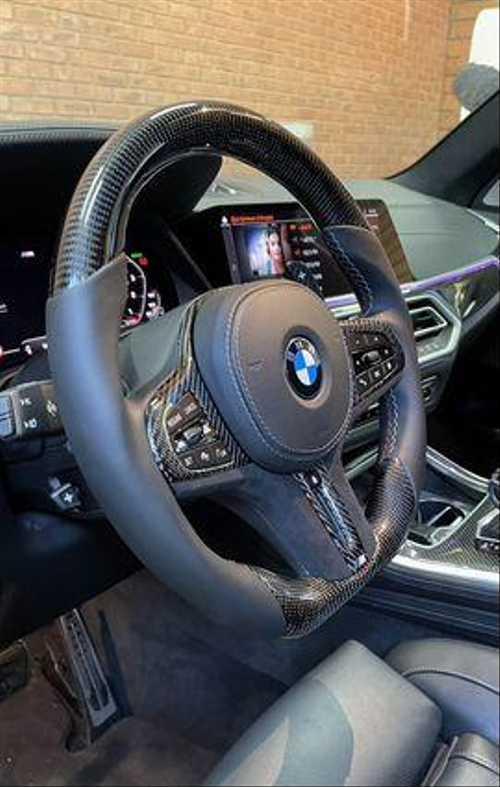 Карбон руль на BMW X6M F96 подходит На всю G серию
