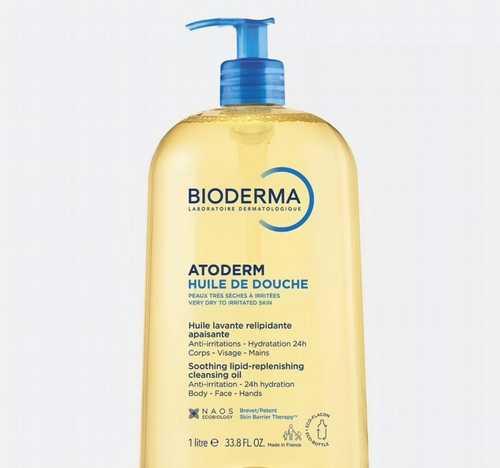 Bioderma atoderm масло для душа, 1л