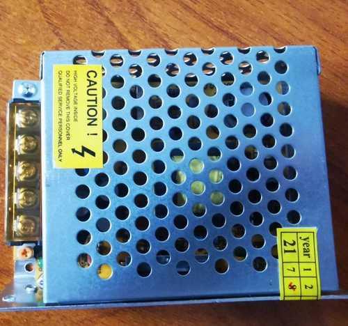Блок питания 12v 5a 60Вт для светодиодной ленты