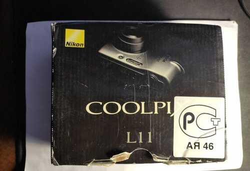 Коробка и пасп. от фотоаппарата Nikon coolpix L11