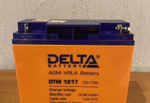 Аккумулятор delta DTM 1217