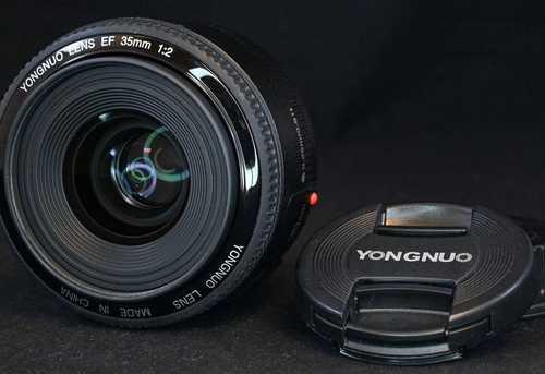 Yongnuo 35mm 2.0 для Canon