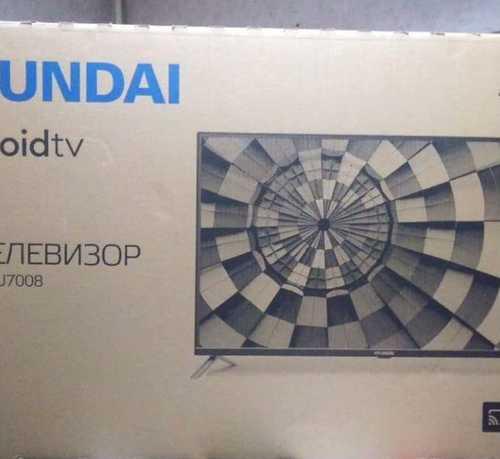 Телевизор 4K Hyundai H-LED43BU7008 Android (голос)