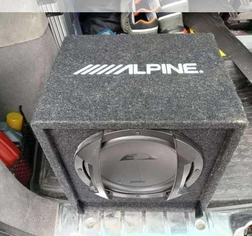 Сабвуфер Alpine swe 1044br