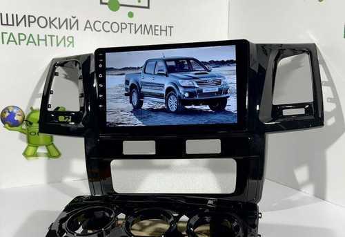 Магнитола Mekede 3/32GB на Toyota Hilux, 11-15