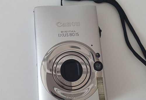 Canon ixus 80 is
