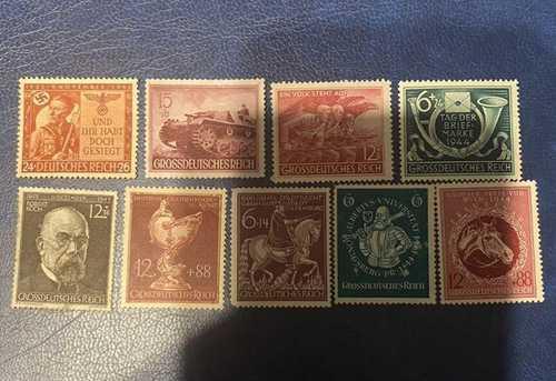 Почтовые марки германии 1944г