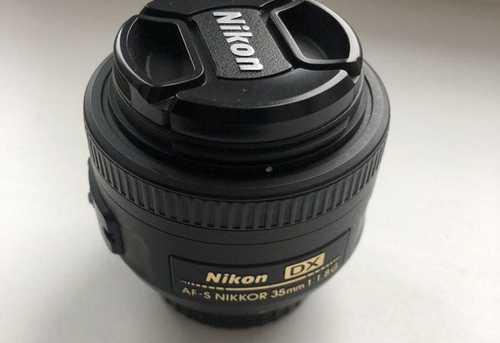 Объектив Nikon 35 mm 1.8 DX