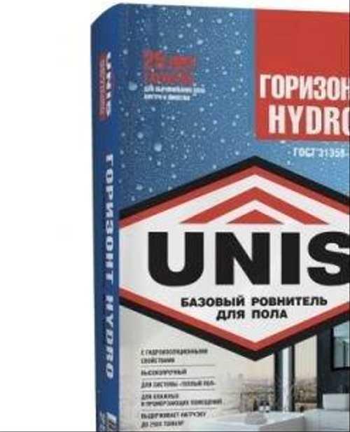 Стяжка для пола Unis Горизонт Hydro 25 кг