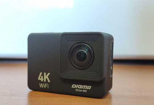 Экшн камера Digma DiCam800 4k