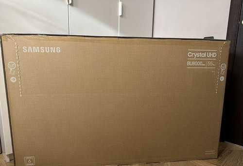 Новый 4K телевизор 55" Samsung UE55BU8000U